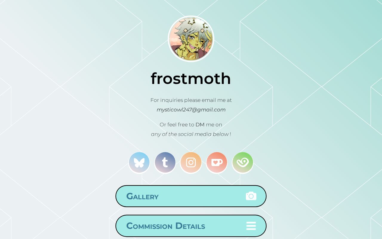 frostmoth's info card